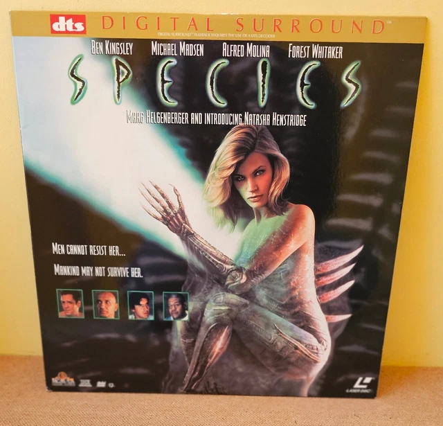 SPECIES DTS LASERDISC RARE Natasha Henstridge Ben Kingsley Michael ...