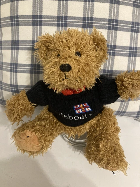 KEEL RNLI LIFEBOATS TEDDY BEAR PLUSH SOFT IN NAVY JUMPER - approx 7” £5 ...