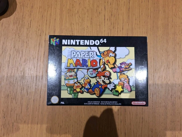 NINTENDO 64 PAPER Mario N64 PAL UK Boxed with manual £550.00 - PicClick UK