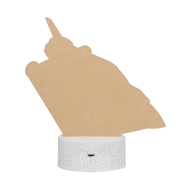 3D NIGHT LIGHT 16 Colors Dimmable 4 Flash Modes Remote Control Touch ...