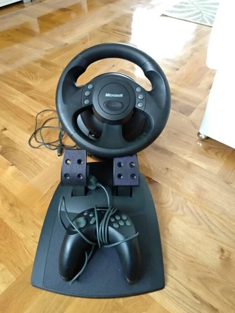 MICROSOFT SIDEWINDER FORCE Feedback Wheel, Pedals & Joystick EUR 50,38 ...