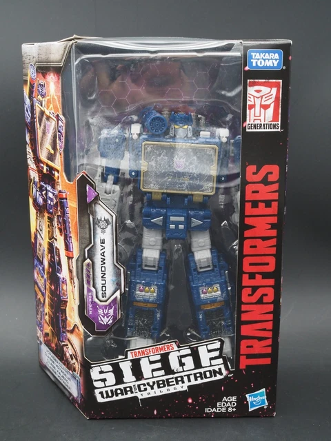 TRANSFORMERS GENERATIONS WAR for Cybertron Voyager Soundwave WFC-S25 ...