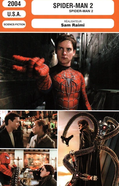 FICHE CINEMA : Sam Raimi - Spider-Man 2 - 2004 EUR 5,00 - PicClick FR