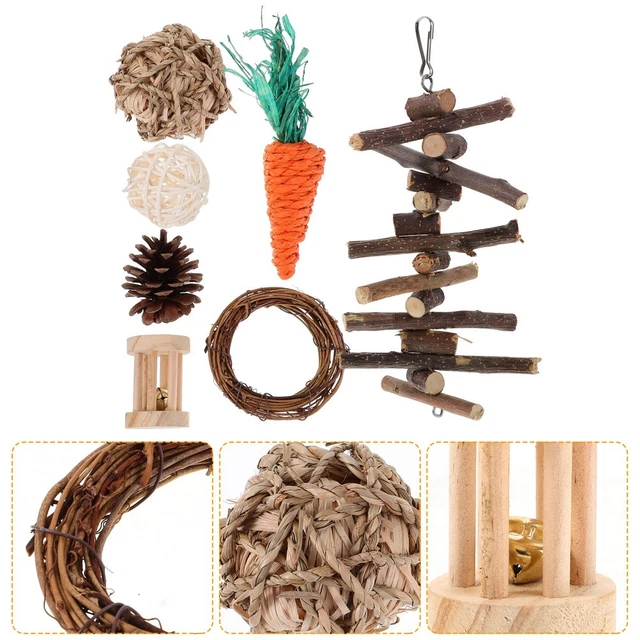 HAMSTER TOYS RAT Toys Chinchilla Toys Hamster Chew Toys Cage ...
