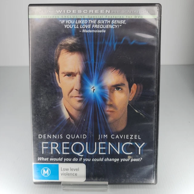 FREQUENCY DVD, 2000 Dennis Quaid Jim Caviezel ANDRÉ Braugher Elizabeth ...