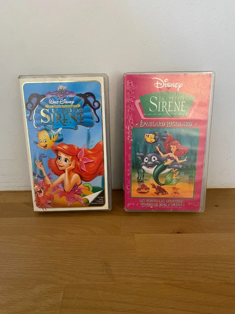 2 CASSETTES VHS Disney La petite sirène + épaulard rigolard – version ...