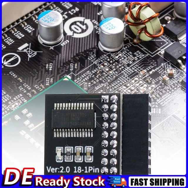 TPM 2.0 MODULE TPM 2.0 Encryption Security Module Remote Card (ASROCK ...