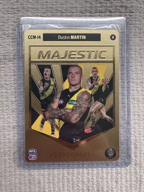 2024 TEAMCOACH DUSTIN Martin Majestic Card Craft #4 Collage CCM-14 $600 ...