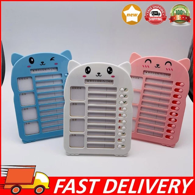 DAILY ROUTINE CHART Cute Portable Chore Chart Memo Board Essential Habit Tracker EUR 9,09 ...