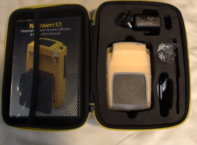 NARDA NARDALERT S3 2270/01 Personal Radiation Monitor with 2271/01 ...
