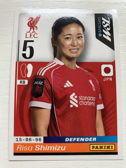 PANINI WSL 2026 Sticker Risa Shimizu Liverpool #253 £1.25 - PicClick UK
