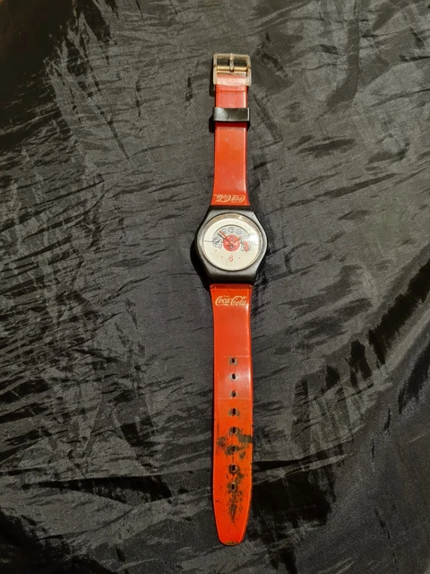 COCA-COLA WATCH, VINTAGE, Used With Signs Of Wear EUR 11,63 - PicClick IT