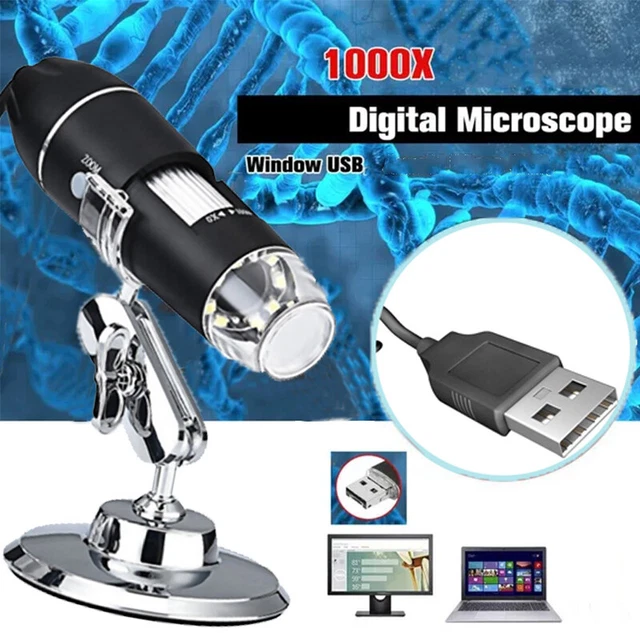 DIGITAL MICROSCOPE, 50X-1000X Magnification Portable Handheld ...