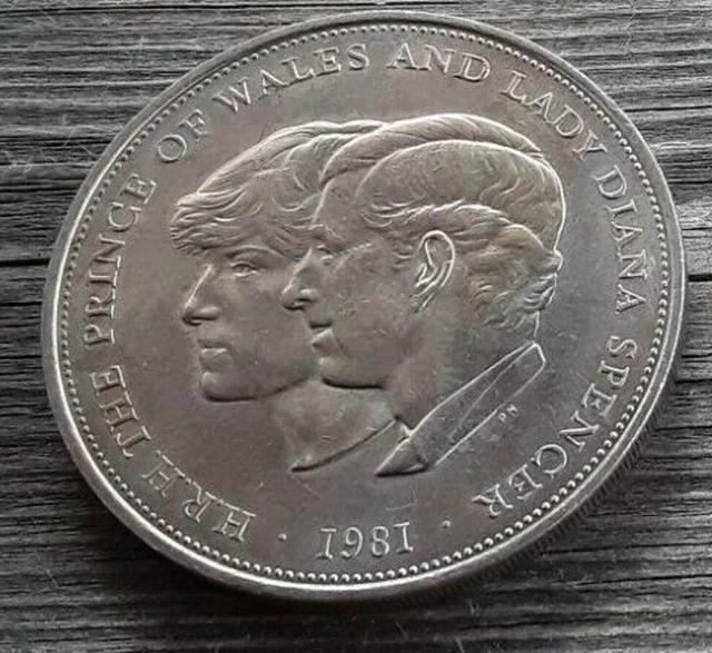 PRINCESS DIANA PRINCE Charles Wedding Silver Coin Lady Royal Family ...