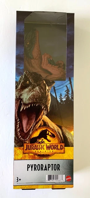 JURASSIC WORLD DOMINION Mattel Pyroraptor Dinosaur 12" Figura GWT56 EUR ...