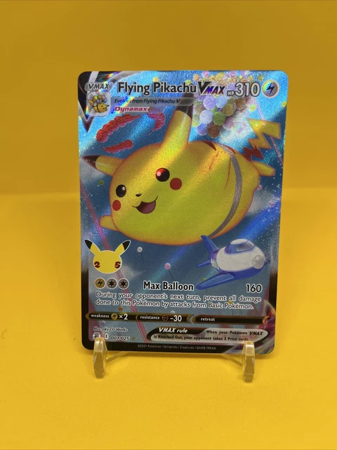 FLYING PIKACHU VMAX 007/025 25th Anniversary Celebrations Pokémon JCG ...