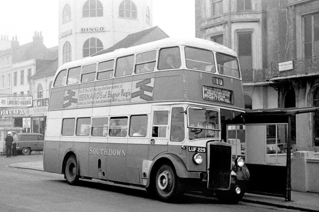 SOUTHDOWN LUF229 LEYLAND PD2 6x4 Bus Photo Ref P111 EUR 2,07 - PicClick IT