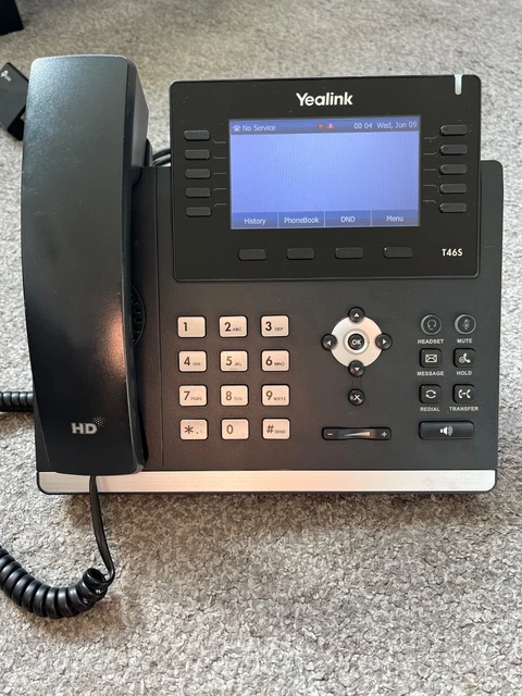 YEALINK SIP-T46S ULTRA Elegant Gigabit IP Phone £18.40 - PicClick UK