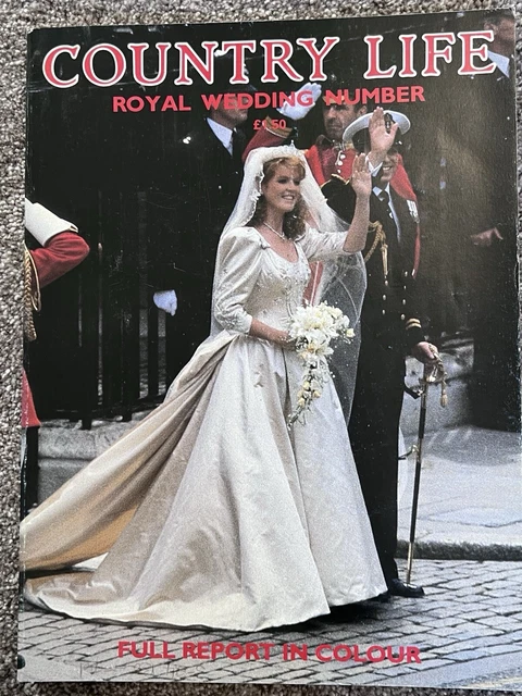 RARE COUNTRY LIFE Magazine - July 24, 1986 - Royal Wedding Issue Andrew ...