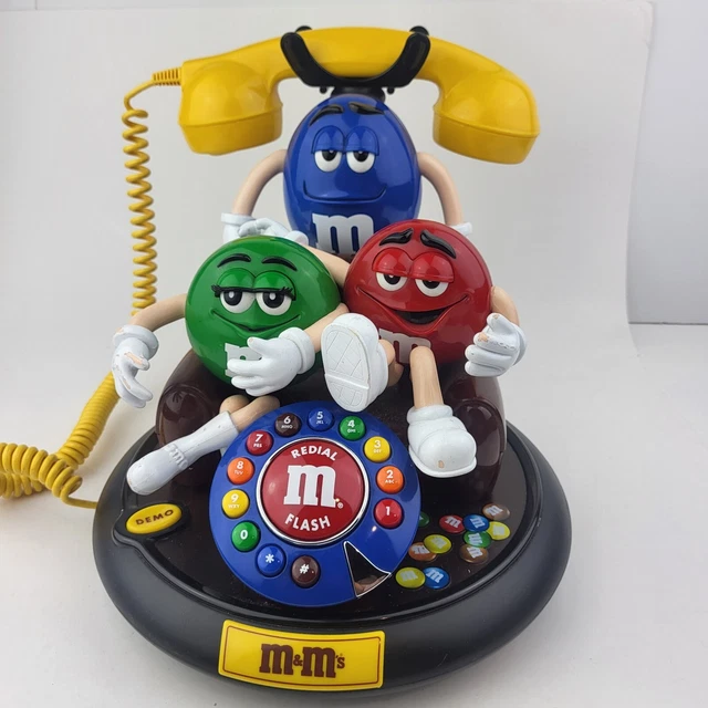 RETRO 80'S M&M'S Landline phone Talking Animation Tested Works £28.39 ...
