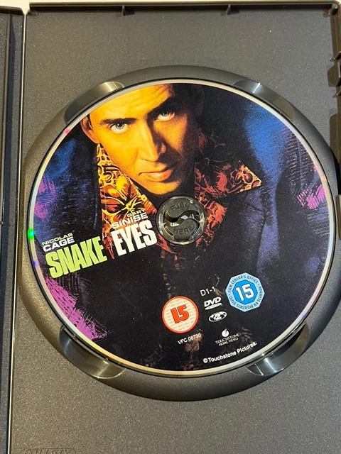 SNAKE EYES DVD 1998 Nicolas Cage Movie Film Gary Sinise Stan Shaw £7.99 ...