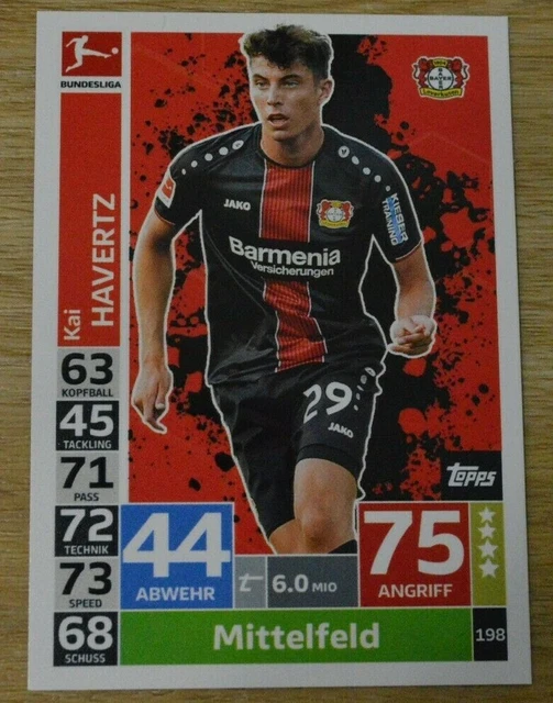 TOPPS MATCH ATTAX 18/19 Nr. 198 Kai Havertz 2018/2019 EUR 2,99 ...