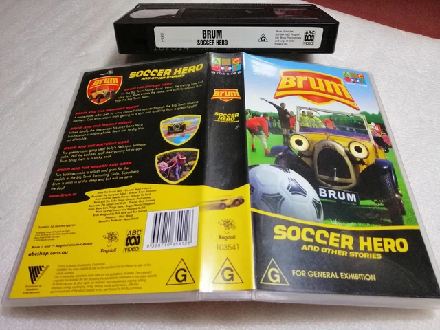 BRUM: SOCCER HERO - 5 STORIES - 2002 Ragdoll\ABC For Kids Issue Vhs ...