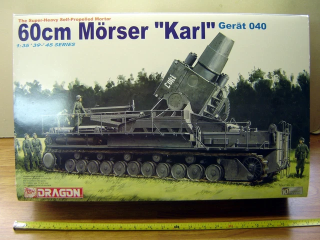 THE RARE DRAGON 60 CM Morser “Karl” Gerat 40 SP Mortar Kit $59.50 ...