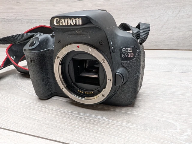 CANON EOS 650D 18MP Digital DSLR Camera Body Only Spares And Repairs! £ ...