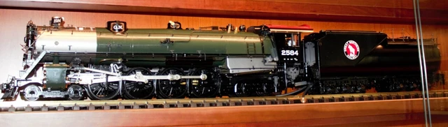 ASTER LOCOMOTIVA S2 della Great Northern a vapore vivo in scala 1 LIVE ...