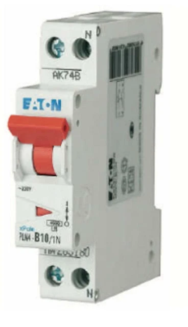 EATON INTERRUTTORE AUTOMATICO Modulare Magnetotermico 1P+N 10A 4500 1M 263190 EUR 7,31 - PicClick FR