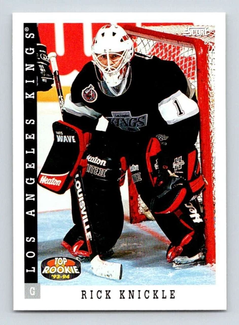 1993-94 SCORE CANADIEN #466 Rick Knickle TR hockey RC recrue Los ...