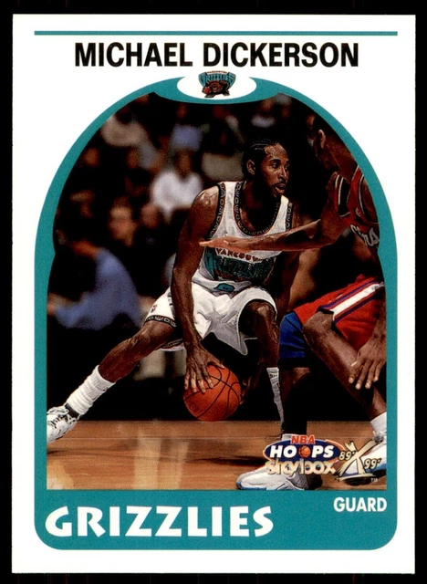 2000-01 NBA HOPPS Michael Dickerson Vancouver Grizzlies #123 EUR 4,96 - PicClick FR