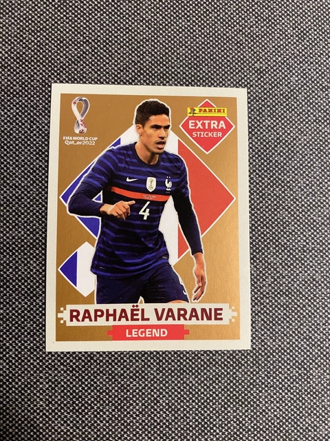 PANINI FIFA WORLD Cup 2022 Qatar - Raphael Varane Extra Sticker BRONZE LEGEND £12.47 - PicClick UK