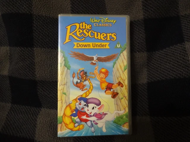 THE RESCUERS DOWN Under VHS Video Tape Walt Disney (1997) Movie £2.50 ...