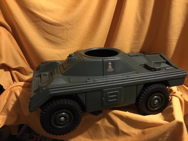 VINTAGE ACTION MAN Armoured Scout Car Vehicle 1/6 Scale Figure Gi Joe ...