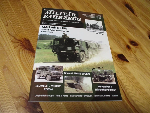 TANKOGRAD MILITÄRFAHRZEUG 2003/1 - SKODA Rad Schlepper Ost - M1 PANTHER ...