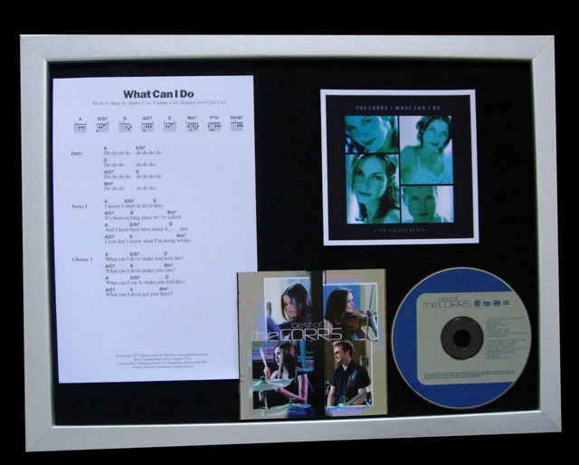 THE CORRS WHAT Can I Do LTD TOP QUALITY CD MUSIC FRAMED DISPLAY+FAST ...
