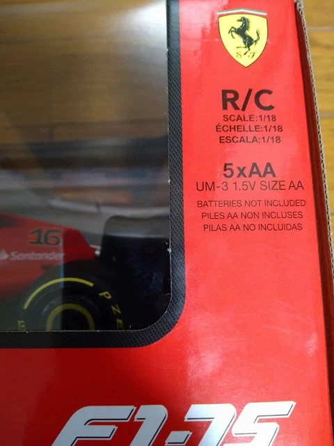 RASTAR FERRARI F1-75 R/C 1/18 Radio Control Ferrari £98.22 - PicClick UK