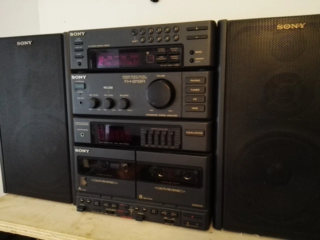 SONY FH-818R AUDIO System with Speakers £85.00 - PicClick UK
