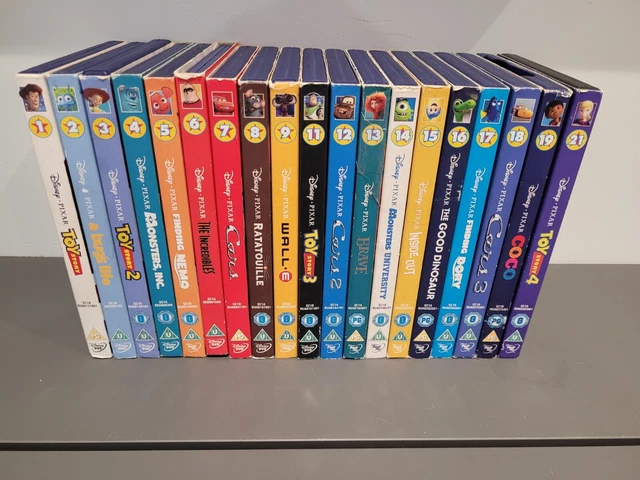 DISNEY PIXAR DVD Collection Bundle £13.99 - PicClick UK