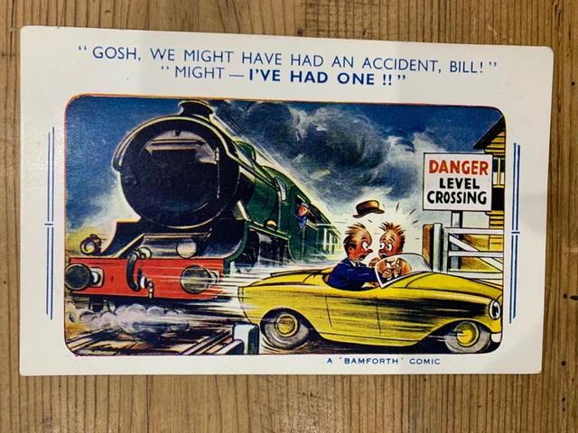 SAUCY COMIC POSTCARD 1950s / 1960’s Bamforth Comic £4.95 - PicClick UK