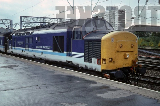 35MM SLIDE BR British Rail Diesel Loco Class 37 1995 Original £4.98 ...