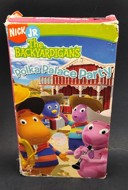 NICK JR THE Backyardigans Polka Palace Party VHS Video Tape Nickelodeon ...