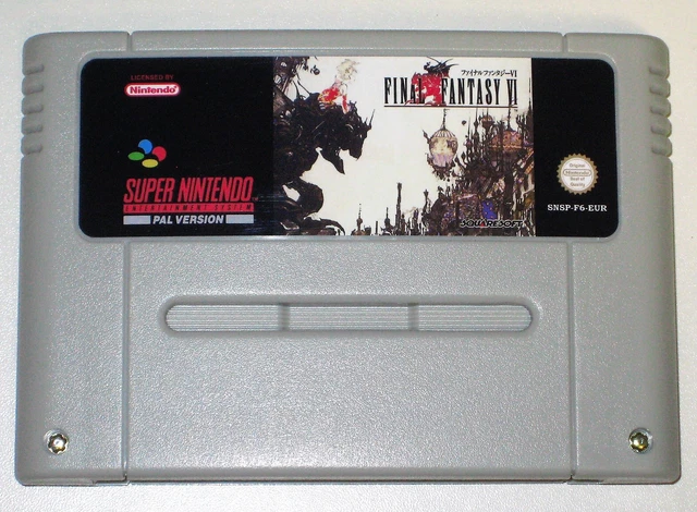*PAL VERSION* FINAL Fantasy VI 6 English Game For SNES £29.99 - PicClick UK