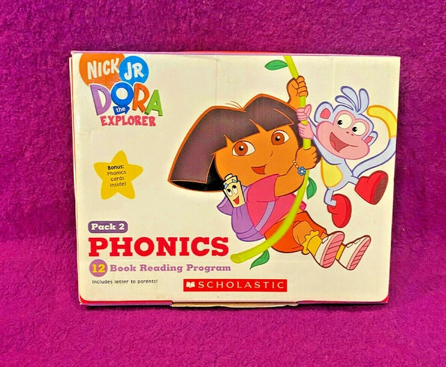 SCHOLASTIC NICK JR. Dora the Explorer Set of 9 Phonics Reading Program ...
