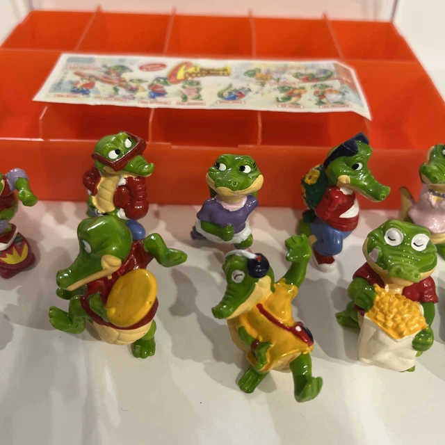 I GAGLIARDI COCCOBULLI completa kinder 1993 Con Cartina Coccodrilli ...