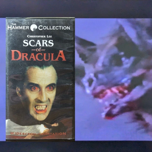 SCARS OF DRACULA (VHS 2001) - Hammer Collection Clamshell – Tested Rare ...