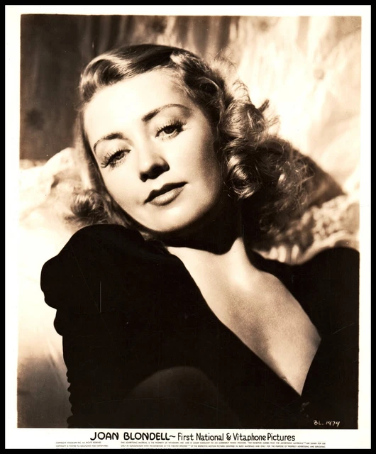 HOLLYWOOD BEAUTY JOAN BLONDELL 1930s PRE-CODE STUNNING PORTRAIT ORIG ...