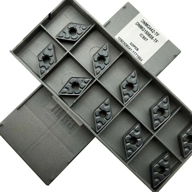 LOT DE 10 inserts tournants en carbure rentables DNMG150608TF IC907 DNMG442TF EUR 28,46 ...